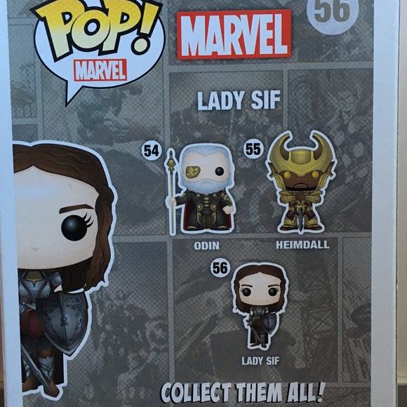 Funko | Toys | Marvel Thor Lady Sif Funko Pop 56 Rare Vaulted | Poshmark
